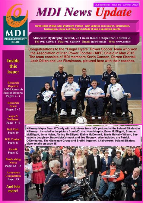 Mdi News Update Summer 2013 By Hubert Mccormack Issuu