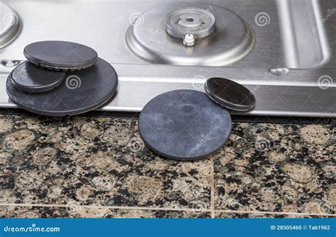 Stove Burner Covers Maintenance Stock Photo Cartoondealer