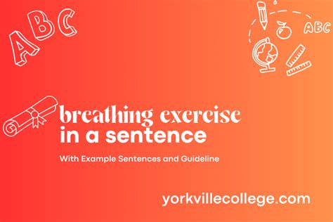 How To Use Breathing Exercise In A Sentence Easy Examples