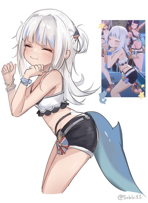 Gawr Gura Ninomae Inanis And Sakamata Chloe Hololive And 1 More