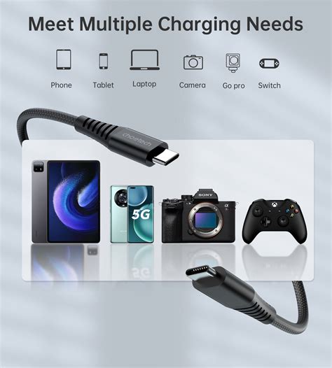 Choetech Pd3 1 240w Usb C To Usb C Magnet Cable 1 8m Choetech