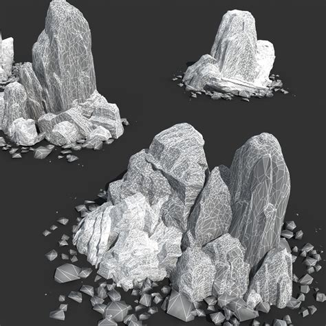 3d Model Rock