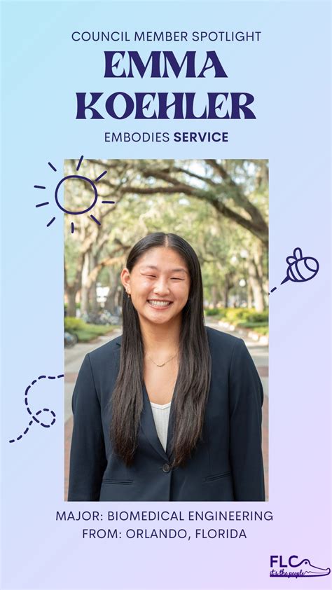 Freshman Leadership Council At Uf On Linkedin Todays Council Member