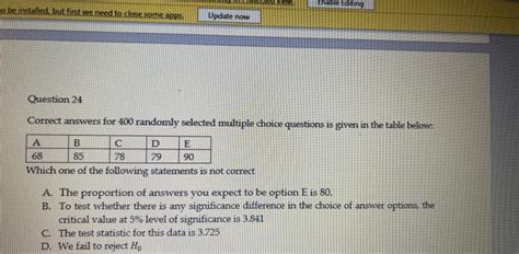 Solved Correct answers for 400 randomly selected multiple | Chegg.com
