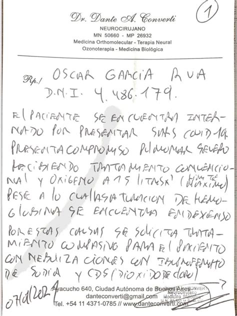 Allanaron El Consultorio Del Médico Que Recomendó Dióxido De Cloro