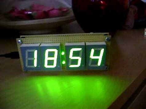 Clock With Pic16f628 AVI YouTube