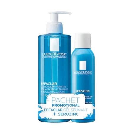LA ROCHE POSAY PACHET PROMO EFFACLAR GEL SPUMANT PURIFIANT 400ML