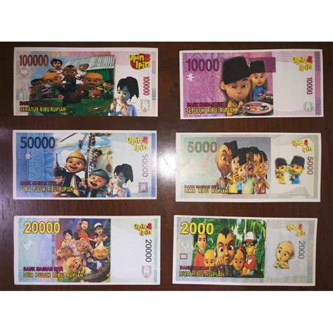 Jual [new] Uang Mainan Upin And Ipin Ukuran S Shopee Indonesia