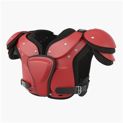 Football Shoulder Pads 3d Model 69 3ds Blend C4d Fbx Ma Obj