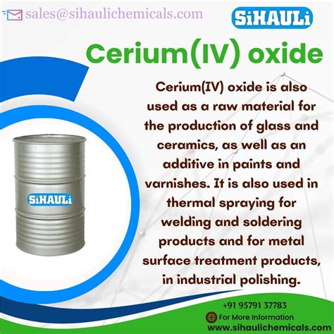 Cerium Oxide Powder Sihauli Chemicals Private Limited