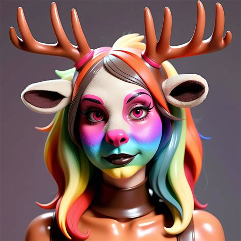 Latex Deer Girl 24 By Isquek On Deviantart