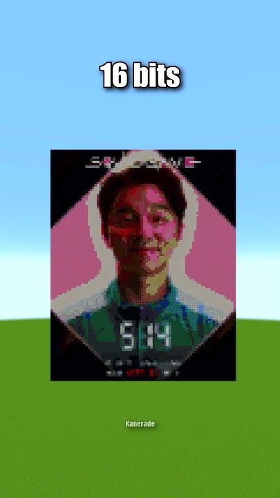 Minecraft Squid Game 64 Bits 32 Bits 16 Bits 8 Bits 4 Bits 2 Bits 1 Bit Youtube