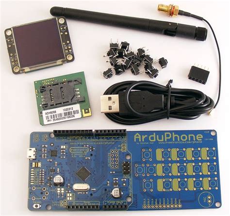 ArduPhone Arduino Compatible Cellphone Freetronics Arduino Arduino Projects Microcontrollers