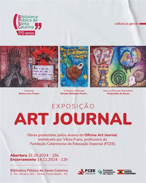 Fcc Fundação Catarinense De Cultura Exposição Art Journal