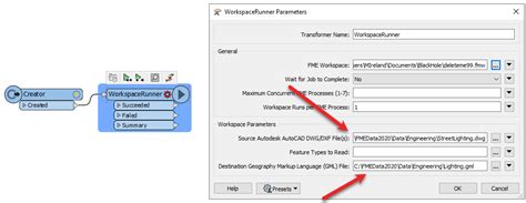 fme form create simple batch file and run geographic information