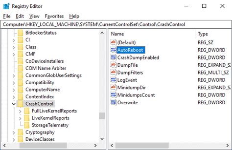 Disable Automatic Restart On System Failure In Windows 10 Techcult