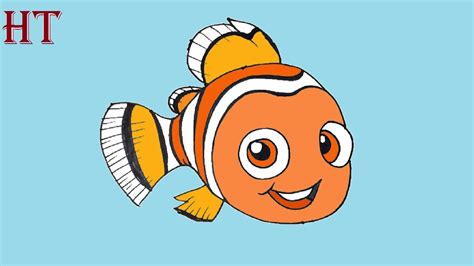 How To Draw Nemo Easy Step By Step YouTube