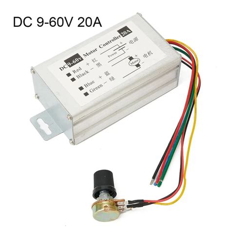 12v 60v 20a Pulse Width Modulator Pwm Dc Motor Speed Controller Switch Power Top 14 51