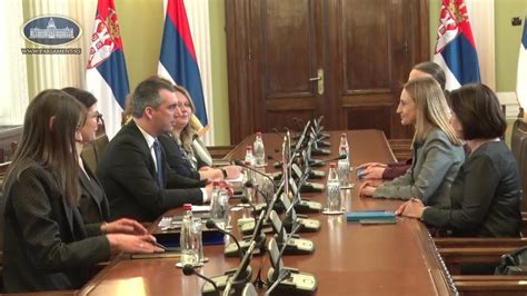 састанак председника Народне скупштине са директорком УНИЦЕФ у Републици Србији 12 04 2023