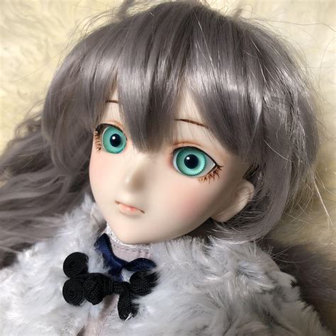 ボークスdd カスタムヘッド Ddh 09 セミホワイト ウィッグ アイ付属 By メルカリ