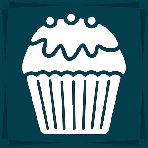 Premium Vector Cupcake Silhouette Illustrations Cupcake Silhouette