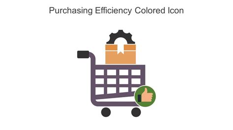 Purchasing Efficiency Colored Icon In Powerpoint Pptx Png And Editable Eps Format Ppt Slide