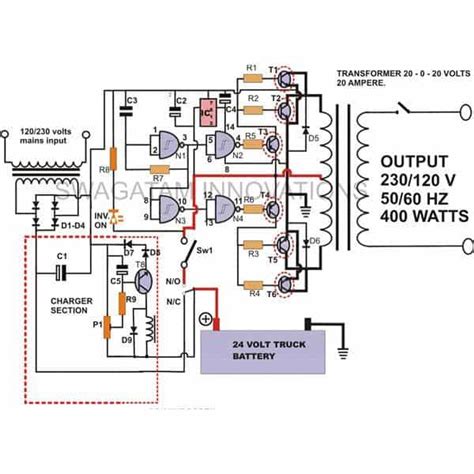 1kva Inverter Circuit Diagram