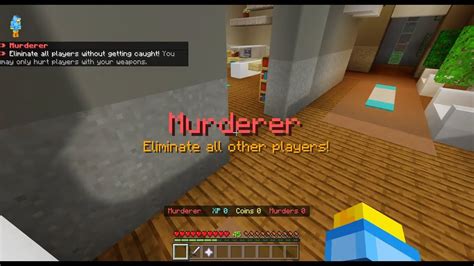 Minecraft Murder Mystery Fastest Gamethe Hive Youtube