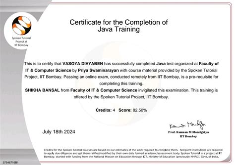 Divya Vasoya On Linkedin Java Javaprogram Javatraining Iitbombay