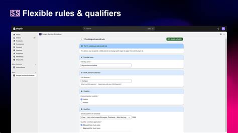 Simple Section Rules Scheduler Schedule Store Content Boost