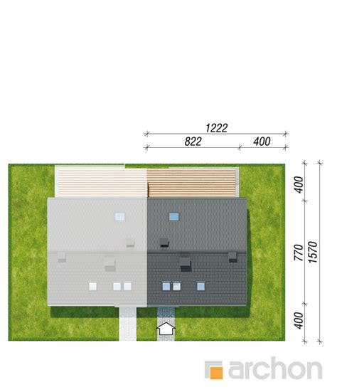 Projekt domu Dom w borówkach B ARCHON