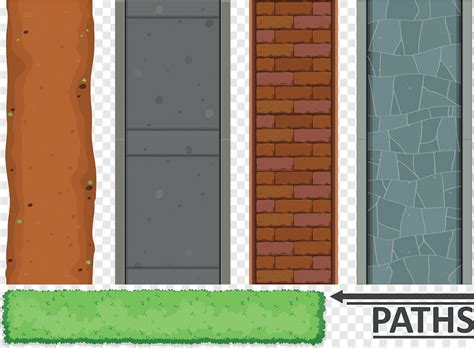 Variety Of Paths And Textures Png Pngegg