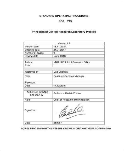 Sop For Clinical Research Templates Good Clinical Practice Good Research Practice Training