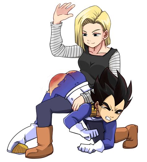 Rule 34 1boy 1girls Adrienoir Android 18 Ass Black Hair Blonde Hair