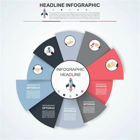 Business Data Visualization Process Chart Abstract Elements Graph Diagram Steps Vector Image