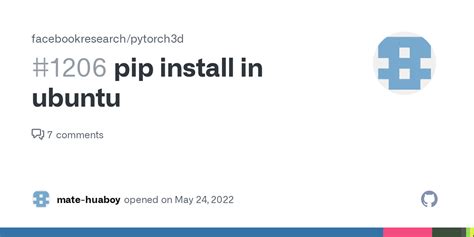 Pip Install In Ubuntu Issue Facebookresearch Pytorch D GitHub