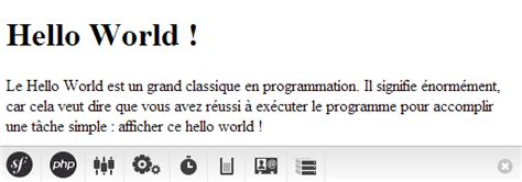 Mon Premier Hello World Avec Symfony2 Développez Votre Site Web