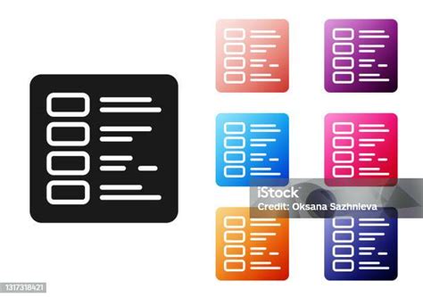 흰색 배경에 격리 된 블랙 비즈니스 재무 보고서 아이콘 감사 및 분석 문서 계획 기호 다채로운 아이콘을 설정합니다 벡터 개념에 대한 스톡 벡터 아트 및 기타 이미지 Istock