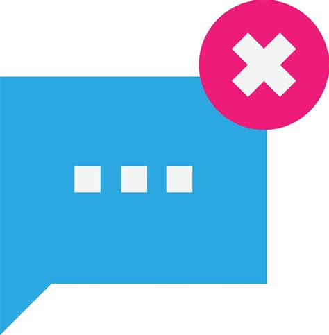Delete Message Chat 42361451 Vector Art At Vecteezy