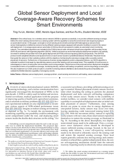 Pdf Global Sensor Deployment And Local Coverage Aware Recovery