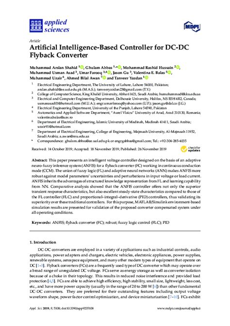 pdf artificial intelligence based controller for rotor current of