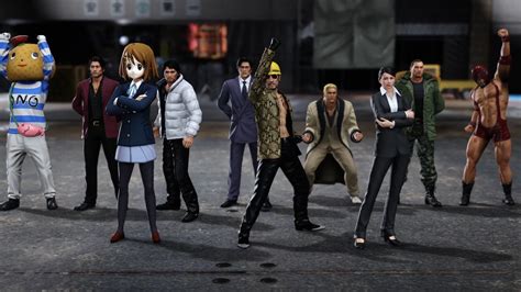 K On Yui Hirasawa As Kazuma Kiryu Yakuza Kiwami 2 Model Swap And Sega