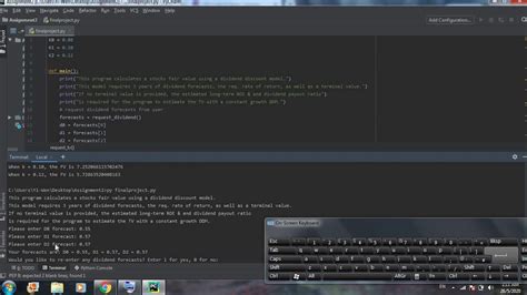 Python Multistage Dividend Discount Model Final Project Stanford