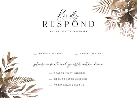 Greenery Border Invitation