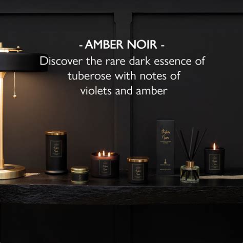 Amber Noir Scented Scented Diffuser Refill Shearer Candles