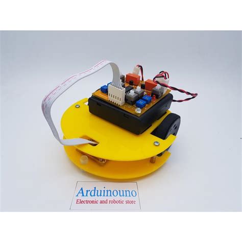 Jual Robot Line Tracer Follower Analog V2 Through Hole Pcb 4 Vr 4