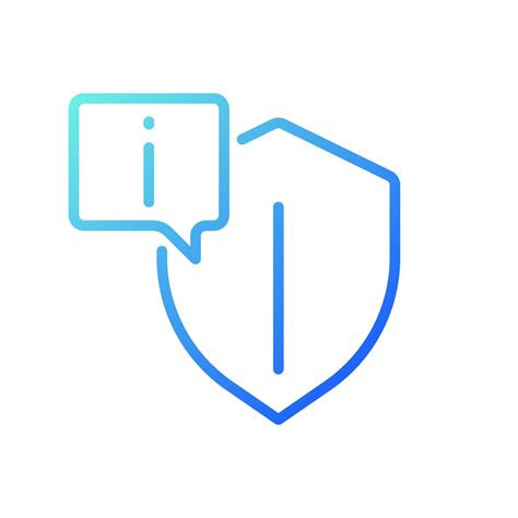 Reliable Information Pixel Perfect Gradient Linear Vector Icon Data