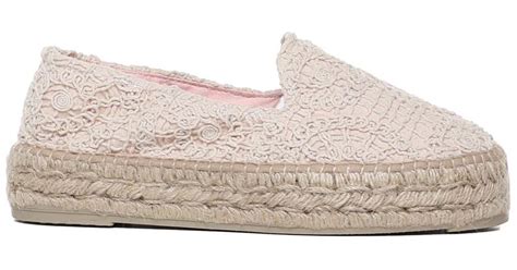 Manebí Double Sole Espadrilles In Hampton Suede in Natural Lyst