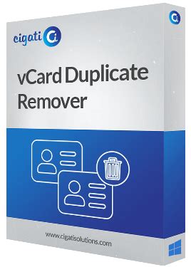 VCard Duplicate Remover To Remove Multiple Duplicate Contacts