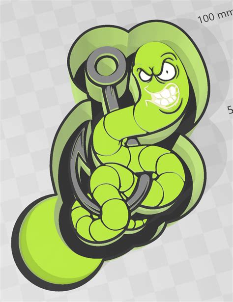3d File Worm 🪱 ・3d Printable Model To Download・cults